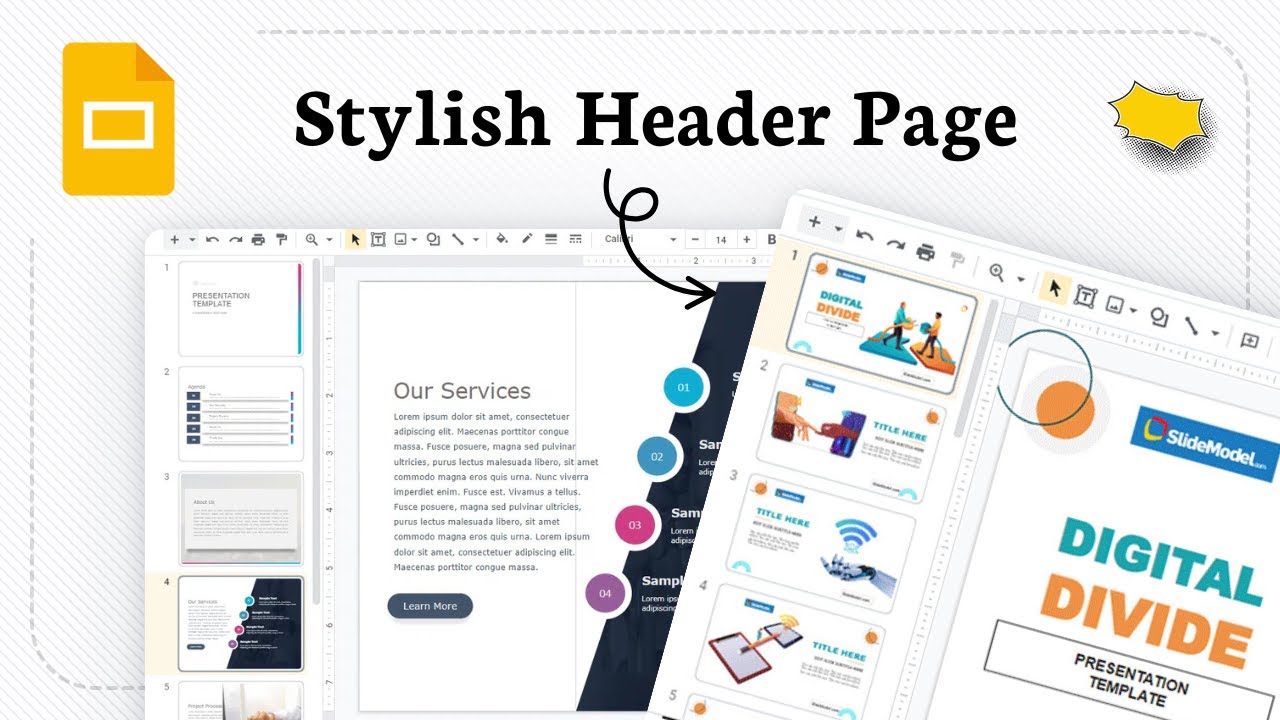 How to add a section header slide in Google Slides (New Chapter) - YouTube
