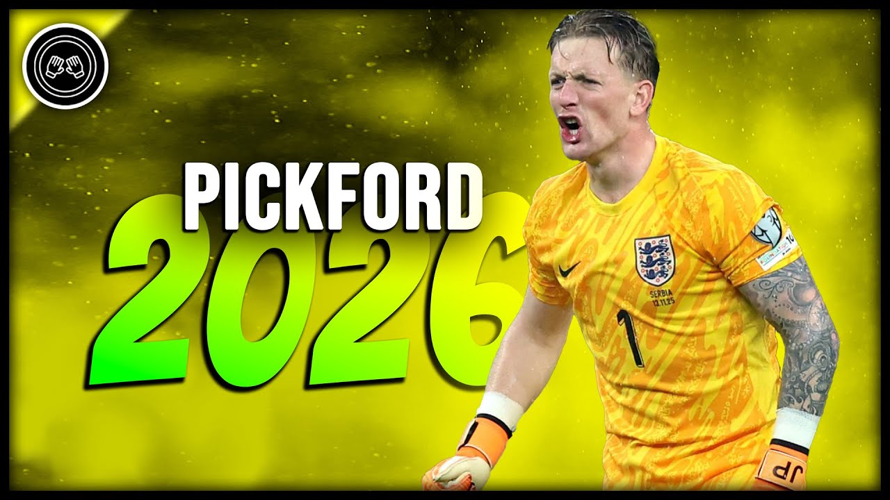 Jordan Pickford 2025-26 The English Wall Crazy Saves & Best Skills ...
