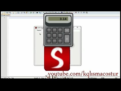 Sua Yerli yazılım dersi 11(Hesap makinası) Sua scripts