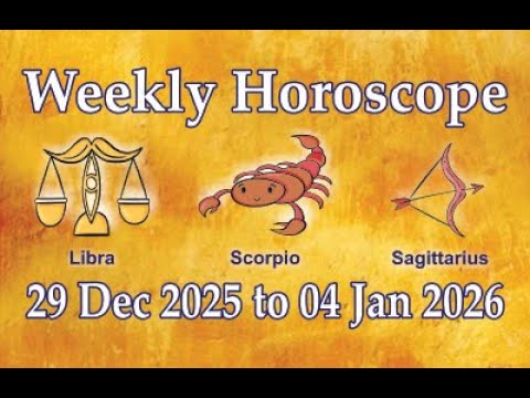 Weekly Horoscope 29 December 2025 to 4 January 20265 (Part 3) - YouTube