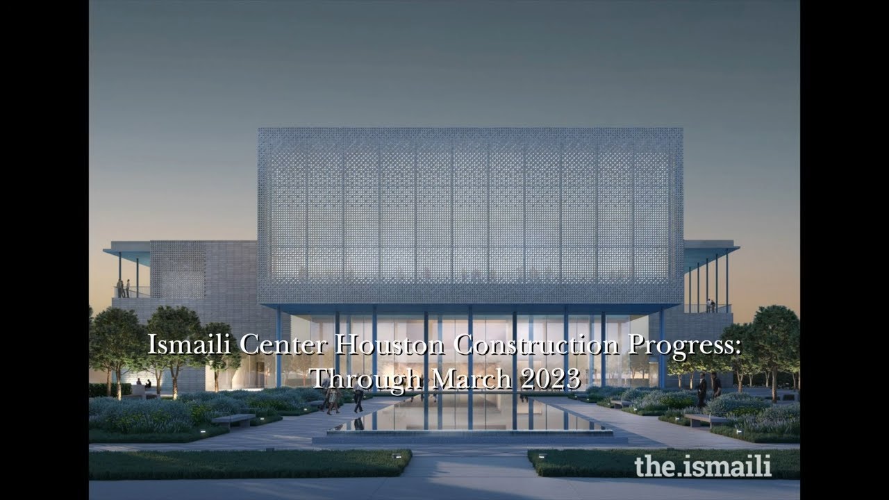 Ismaili Center Houston: Construction Progress March 2023 - YouTube