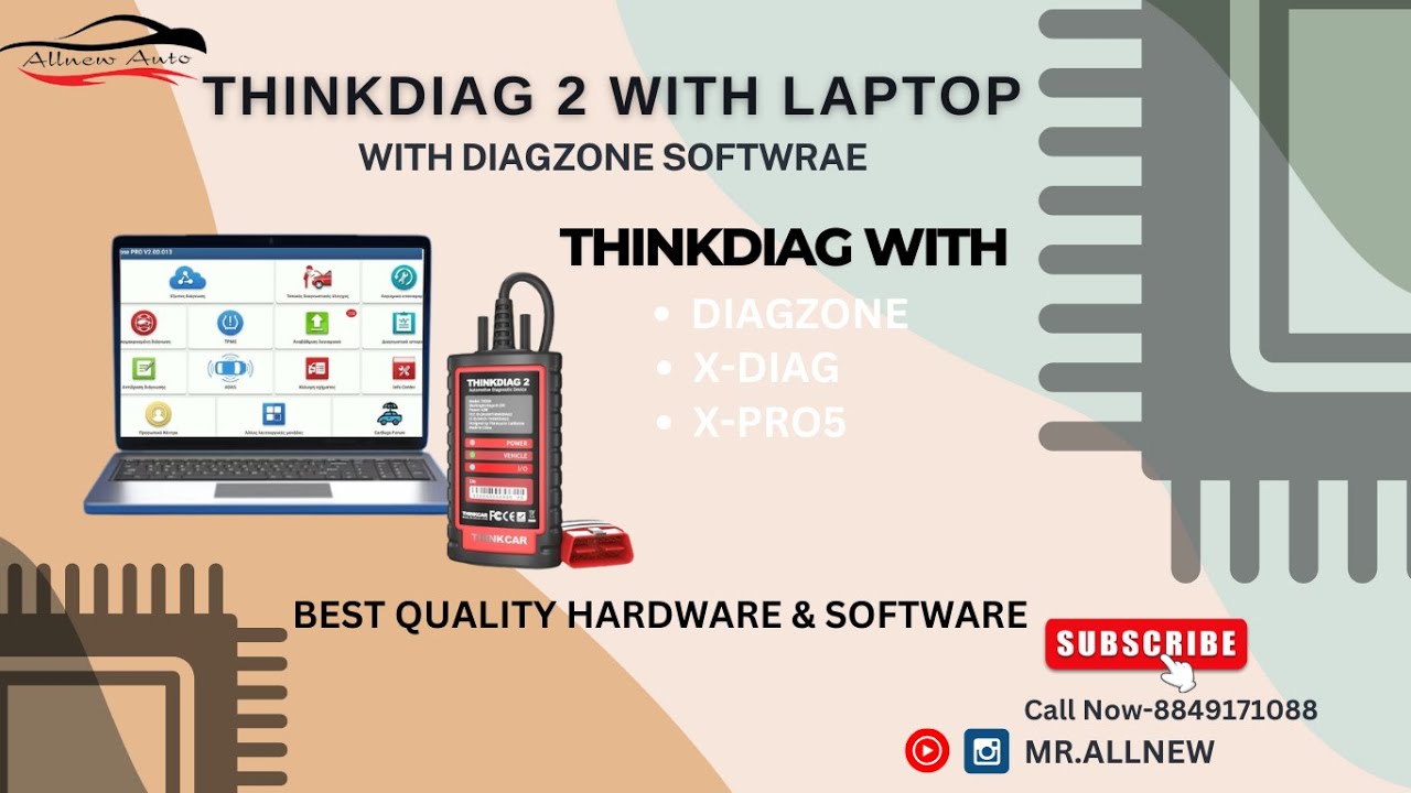 Best Quality Thinkdiag 2 With Diagzone software With laptop Any ...