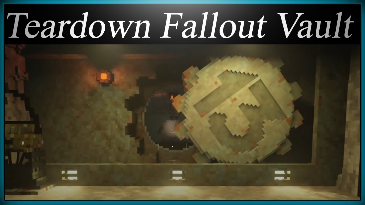 Fallout Vault Voxel Destruction | Teardown Modded Gameplay - YouTube
