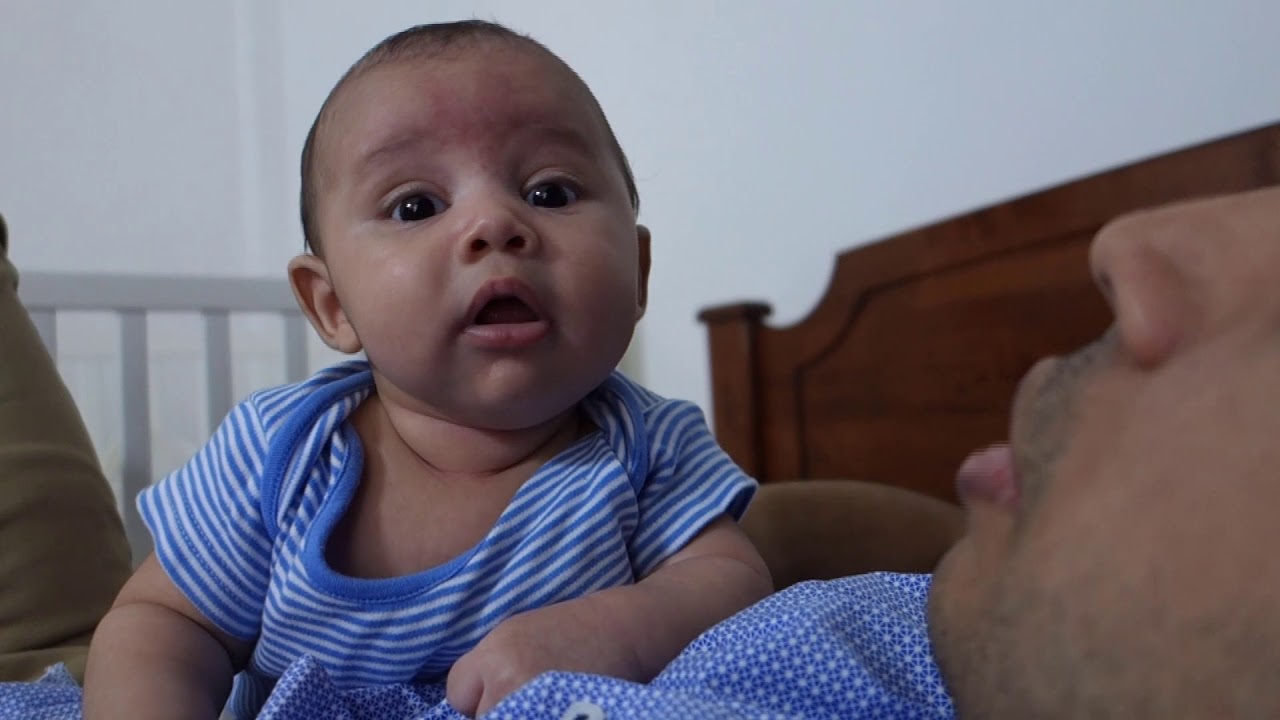 Conversation Between Baby and Daddy - YouTube
