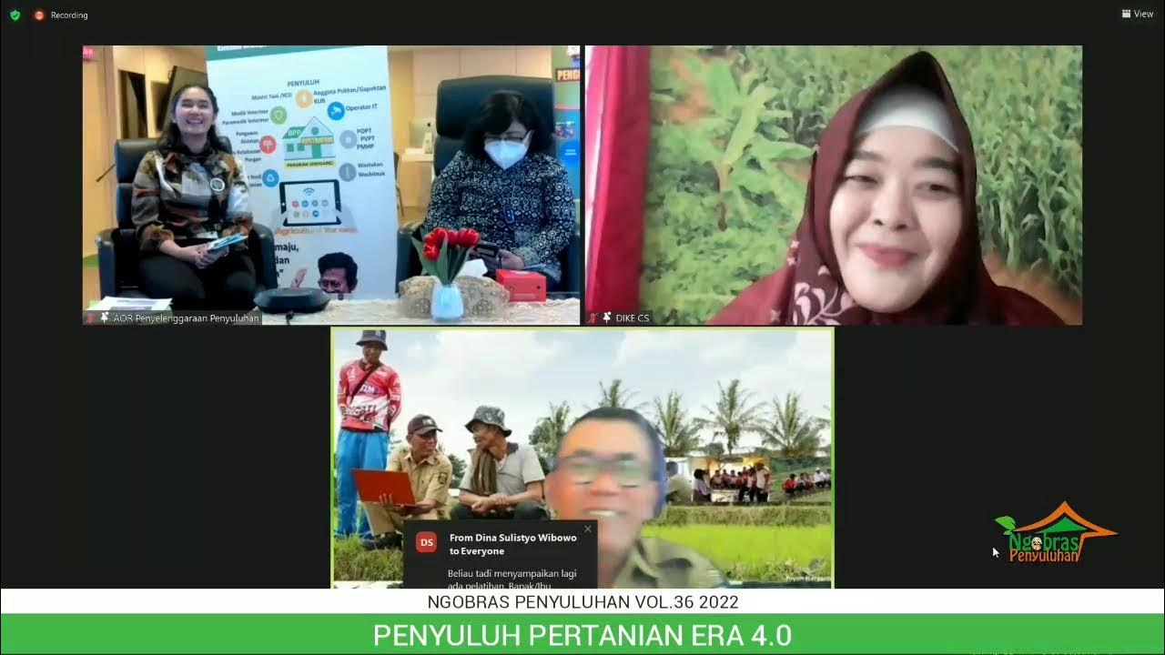 Ngobras Penyuluhan Vol.36 2022 Penyuluh Pertanian Era 4.0 - YouTube