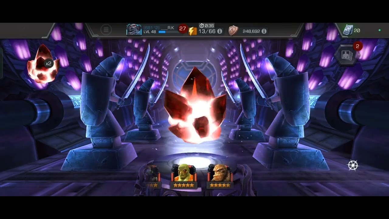 mcoc 5* ⭐ champion, crystal opening for battleground points. - YouTube