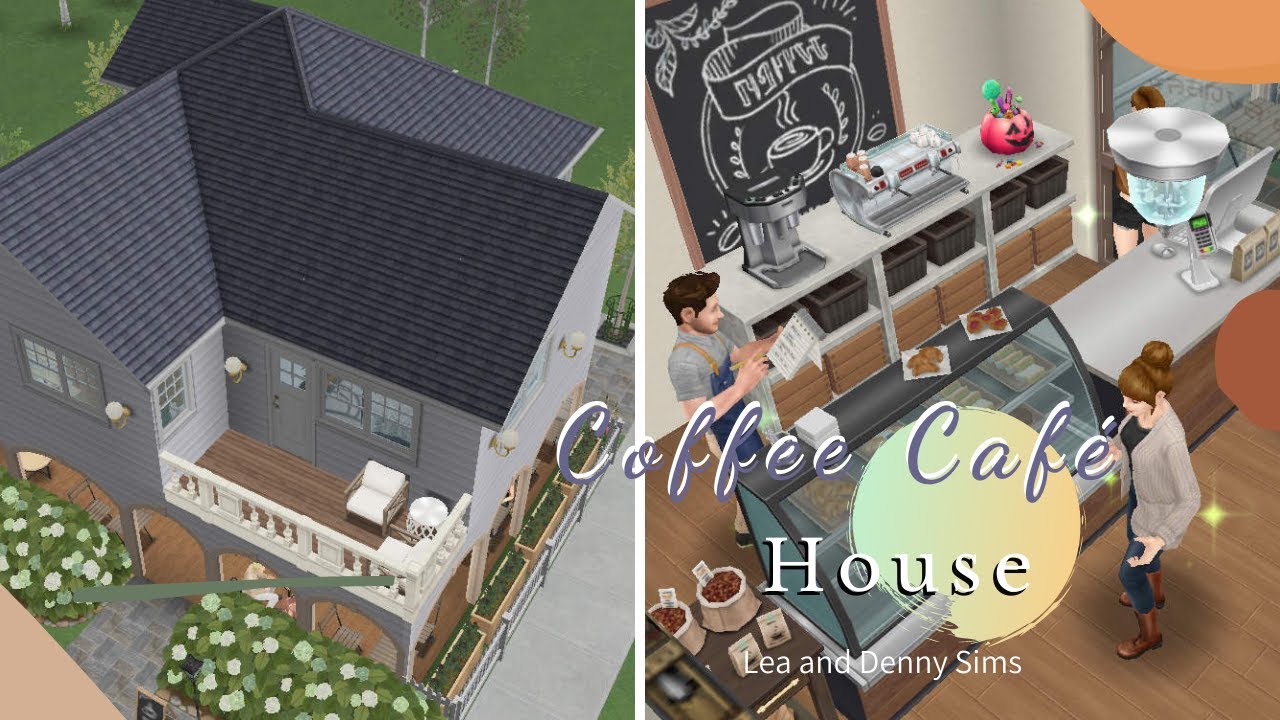 Coffee Cafe House 🏡☕ | Floor plan | The Sims Freeplay | House Tour ...