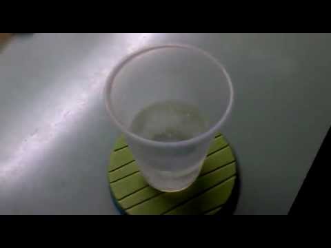 Liquid butane bubbling away - YouTube