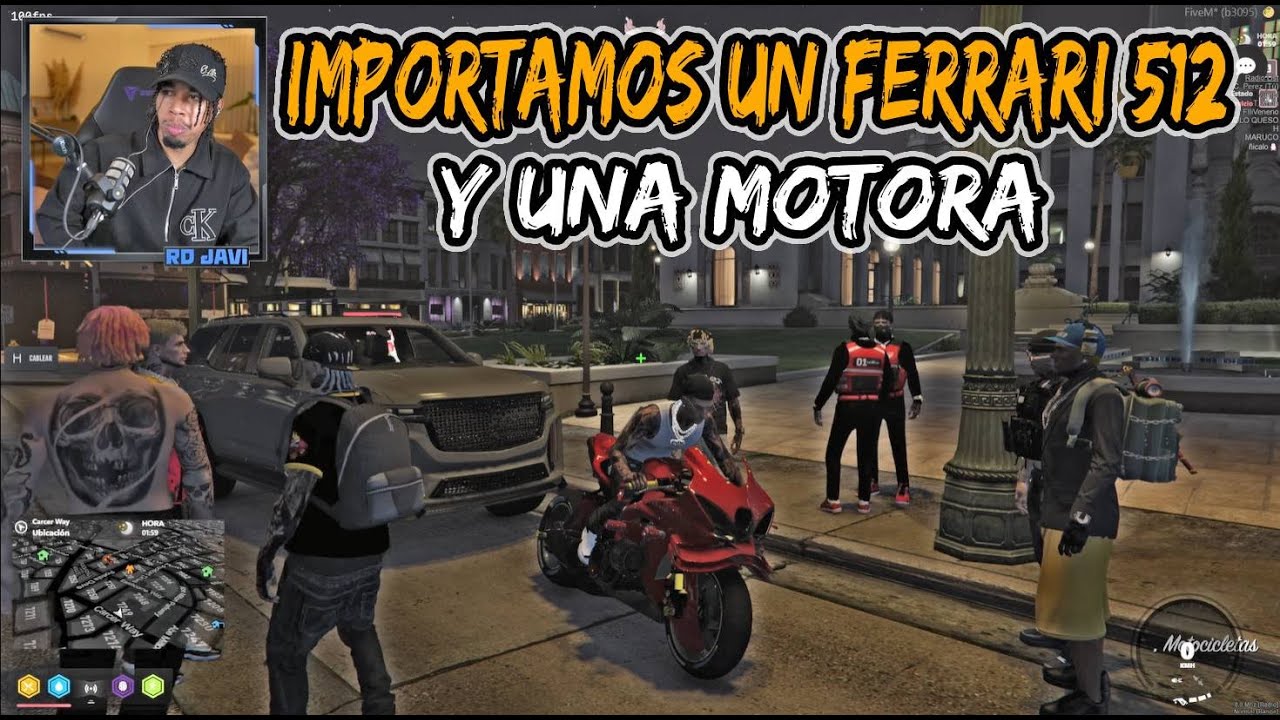 RDJavi: Importamos un Ferrari 512 y una Motora Lo Tuneamos - YouTube