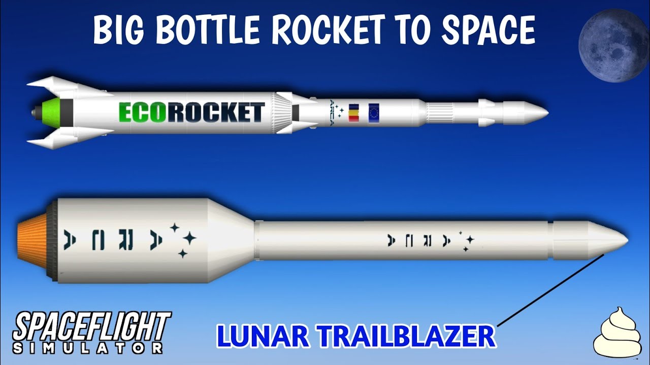 ARCA Rocket Launch to the Moon in Spaceflight simulator - YouTube