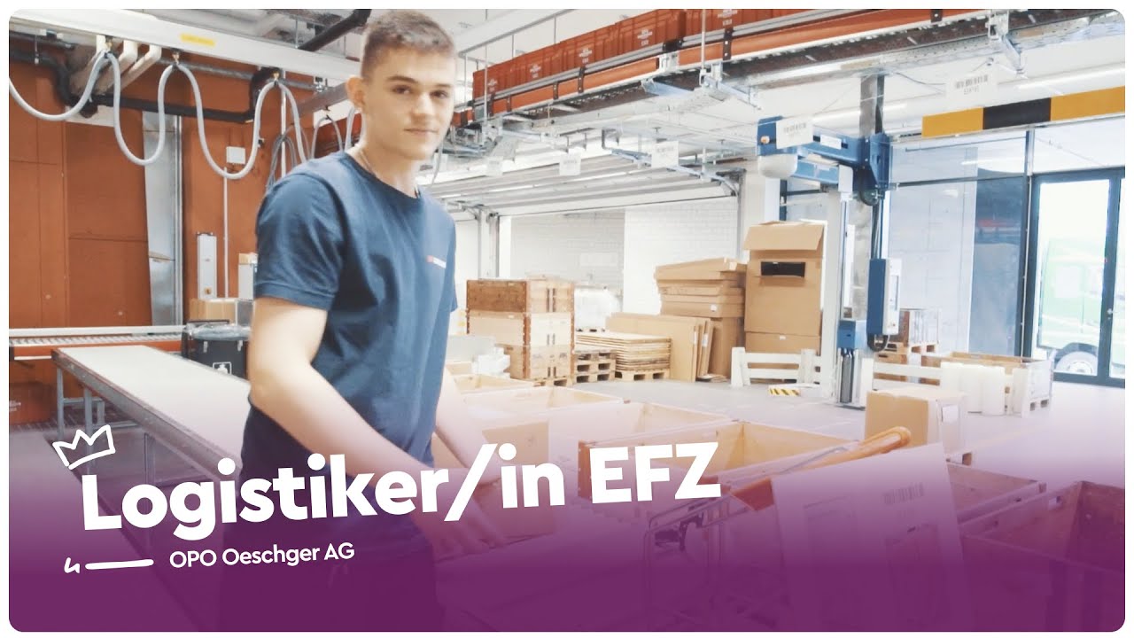 Arbeiten im automatischen Lager? Logistiker/in! | Lehrstellenvideo ...