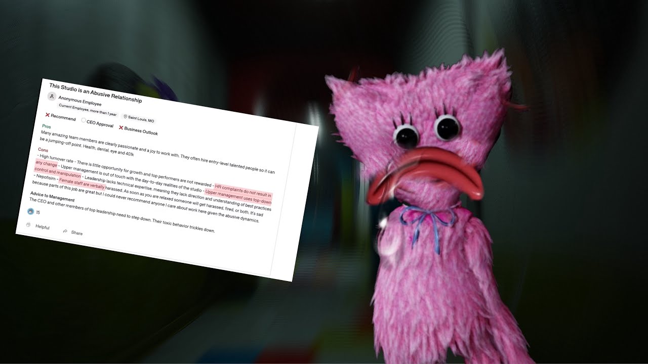 Poppy playtime controversial employees are leaving in mob entertainment ...