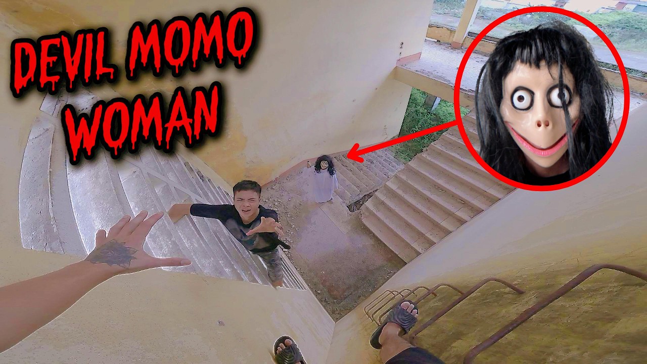 DEVIL MOMO WOMAN ESCAPE 5 (Horror Parkour POV) - YouTube
