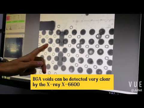 SMT PCBA PCB X-ray inspection system BGA voids quick calculate - YouTube