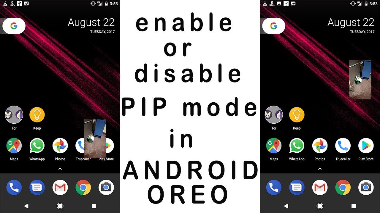 How to Enable/disable Picture in Picture (PiP) in Android 8.0 Oreo ...