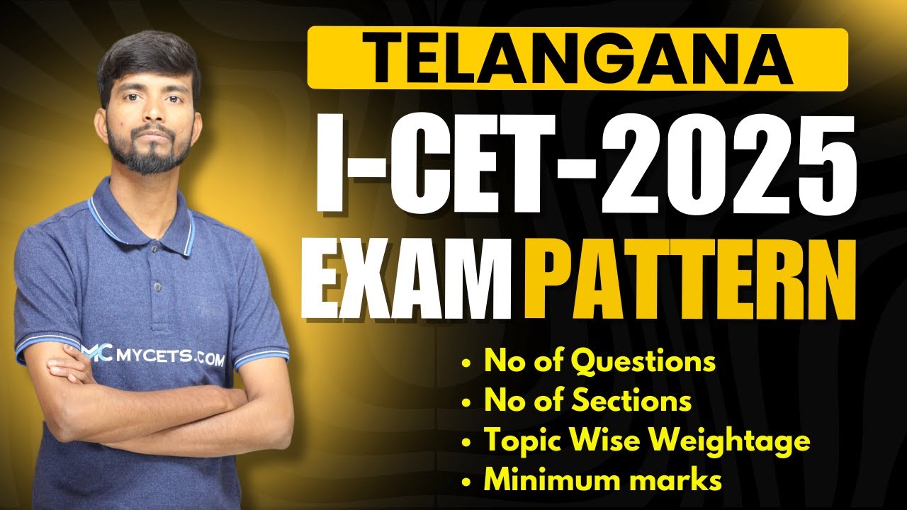 TG ICET 2025 Exam Pattern||ICET 2025 Exam Pattern||TG ICET 2025 ...