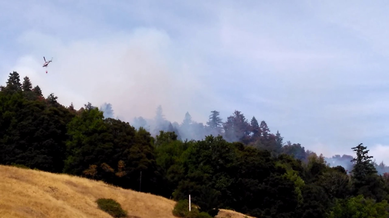 Saw Fire Garberville Ca - YouTube