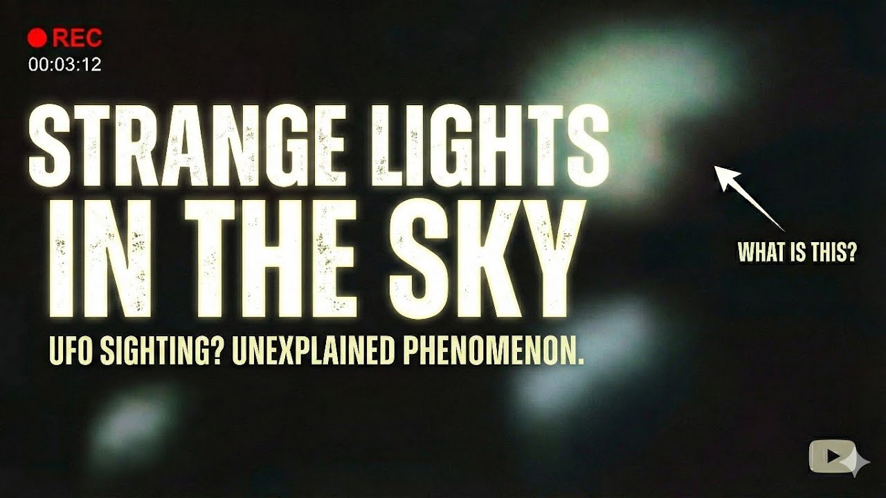 What are these strange lights in the Sky? | unexplained phenomena | UFO ...