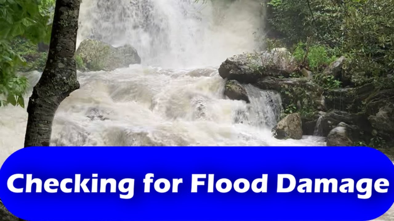 Checking on the property after ToNs of rain - YouTube