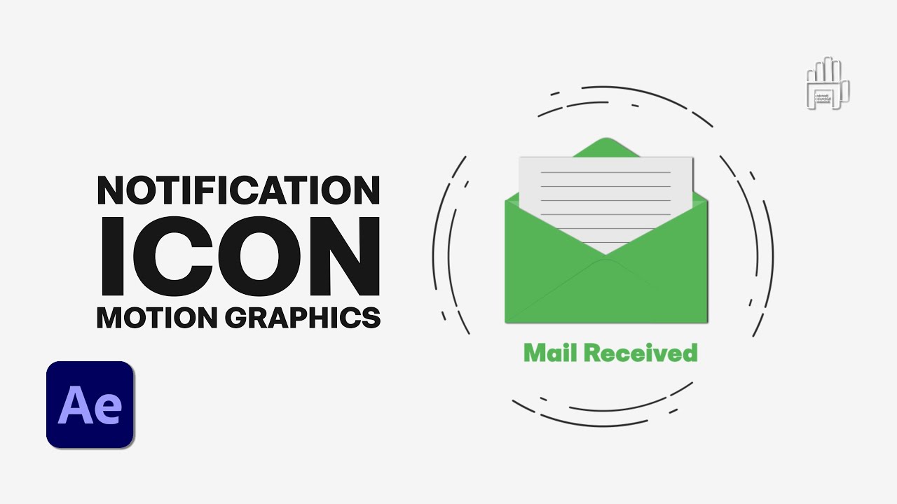 Notification Icon Motion Graphics Tutorial in After Effects | Icon ...