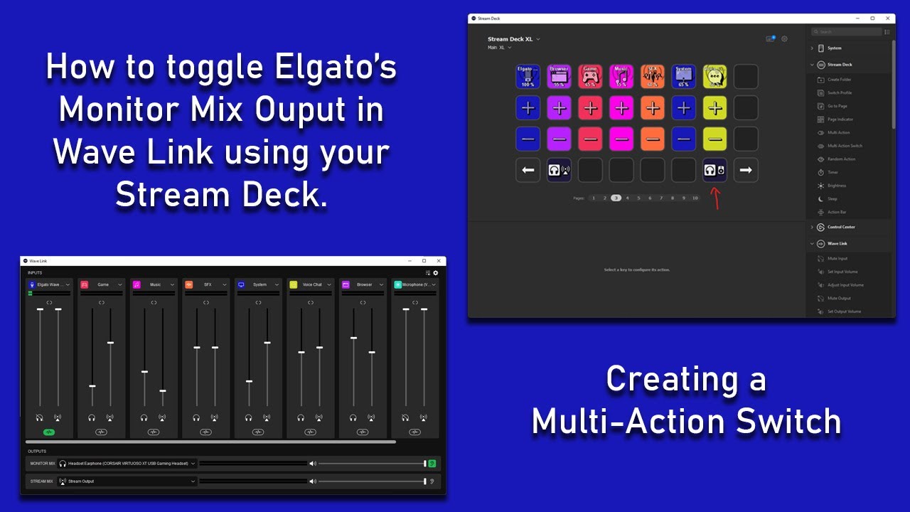 Elgato Monitor Mix Output Toggle - YouTube