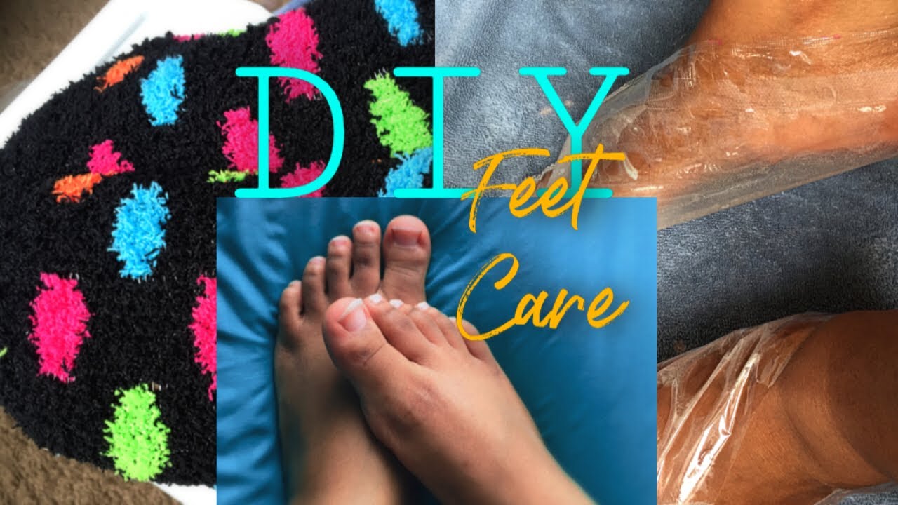 DIY Feet Care| Foot Mask| Baby Soft Feet| At Home Foot Spa - YouTube