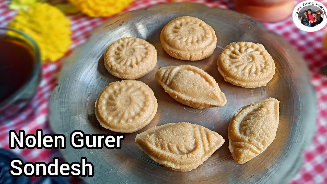 Nolen Gurer Sandesh | বাঙালির প্রিয় নলেন গুড় দিয়ে সন্দেশ | Khejur ...