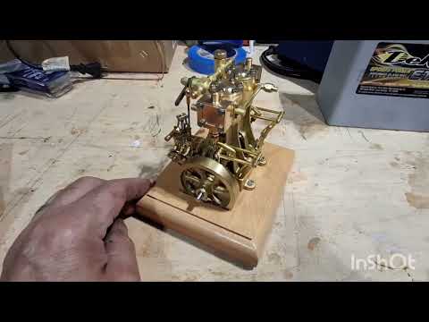 twin cylinder steam engine from StirlingKit