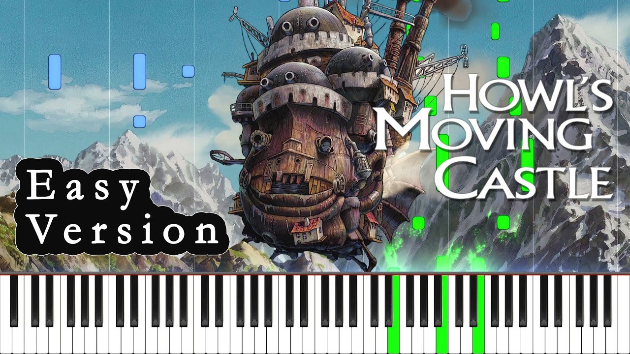 Merry-Go-Round of Life (EASY Version) - Howl's Moving Castle Piano ...