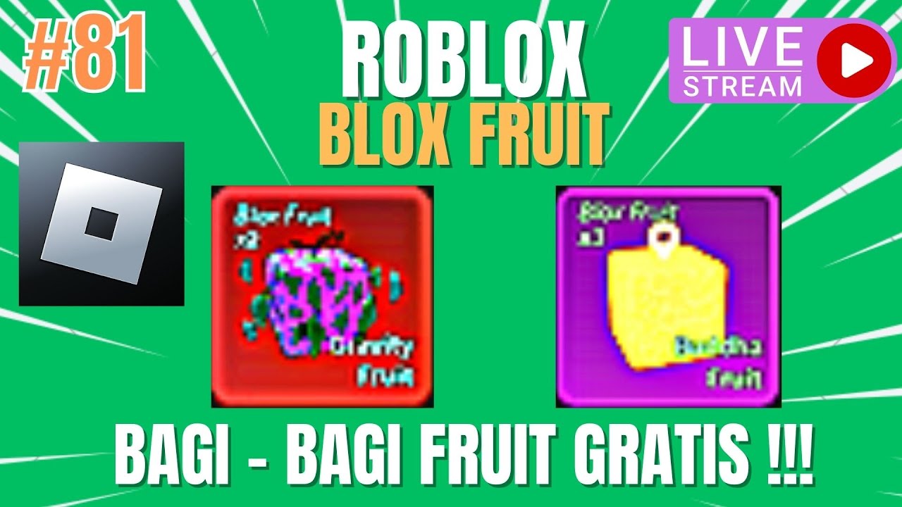 BAGI - BAGI FRUIT BUDDHA & GRAVITY DI BLOX FRUIT / ROBLOX LIVE ...