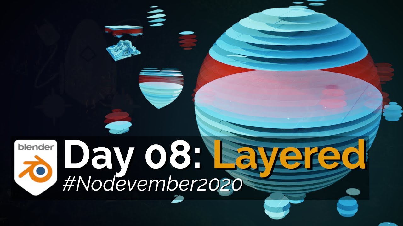 Nodevember 2020: Day 08 - Layered (Blender 2.90 Cycles Timelapse) - YouTube