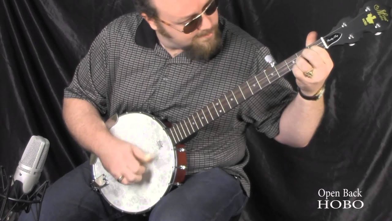 Morgan Monroe HOBO Open Back 18 Bracket Banjo - YouTube