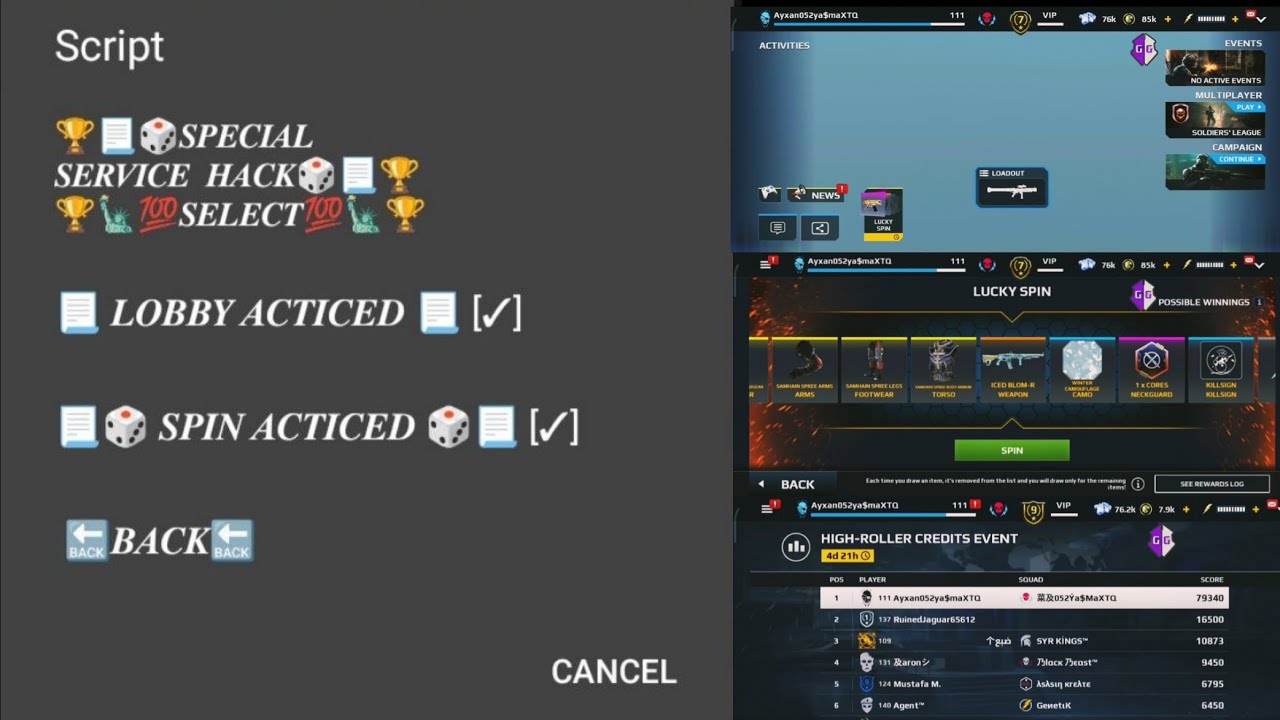 MC5- SERVER HACK LOBBY AND SPİN ACTİVED👩‍💻👩‍💻💯🗽🏆 - YouTube