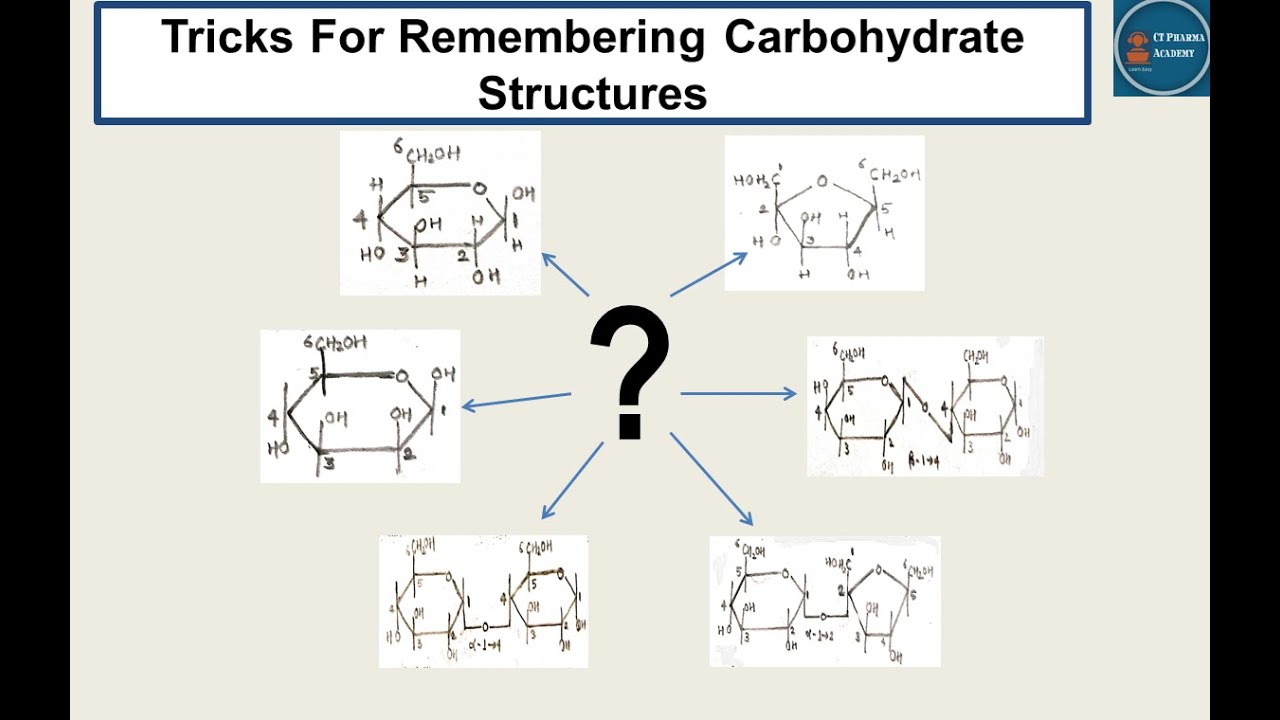 Carbohydrate II Remembering Tricks For Monosaccharide, Disaccharide ...