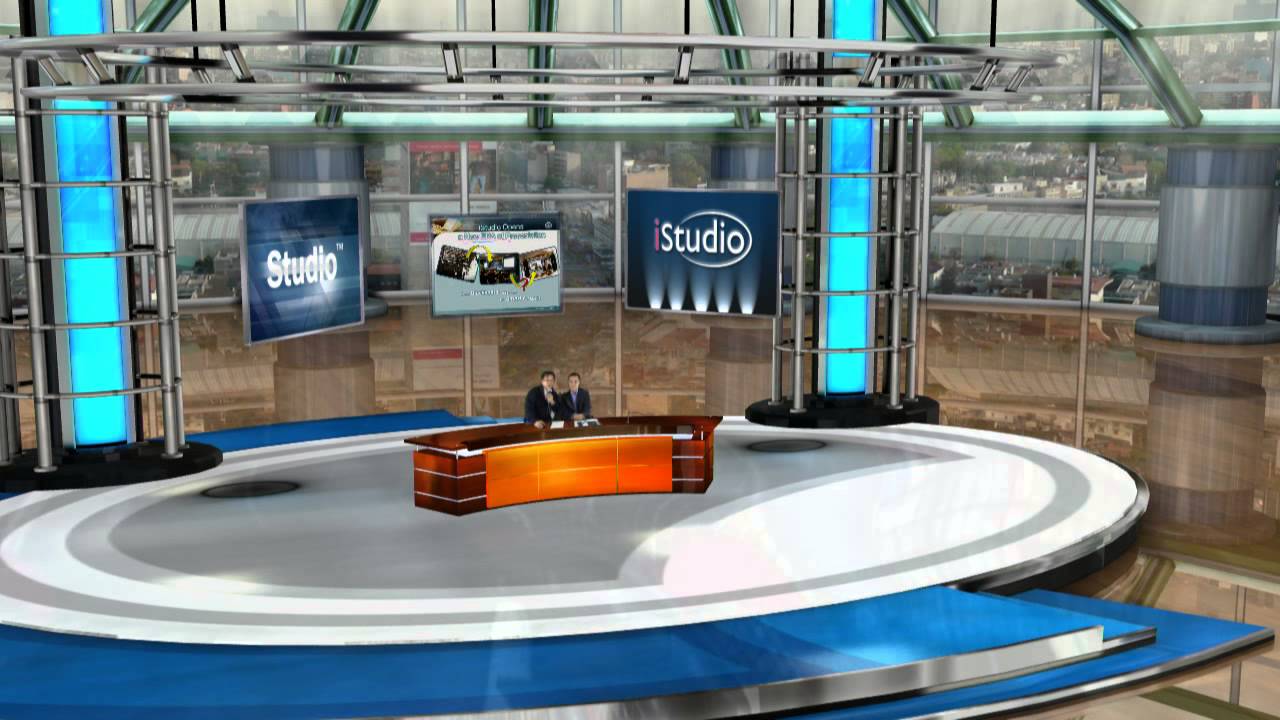 Presentation in your virtual Studio, virtual class room - YouTube