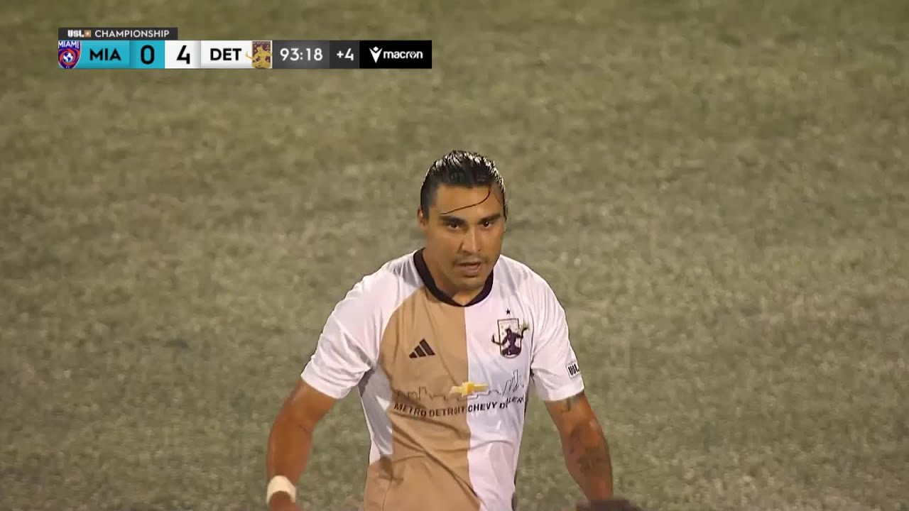 Maxi Rodriguez with a Goal vs. Miami FC - YouTube