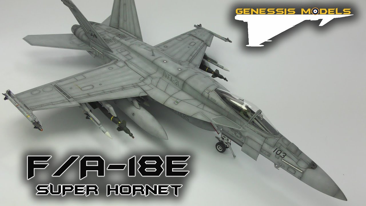 F/A-18E Super Hornet : Rapid Video Build : Meng Models : 1/48 Scale ...