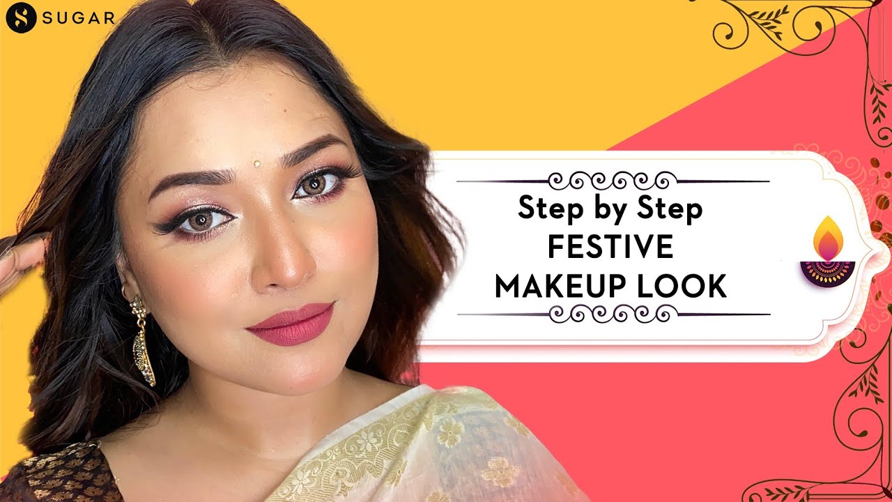 Step by Step Festive Makeup Look | SUGAR Cosmetics - YouTube