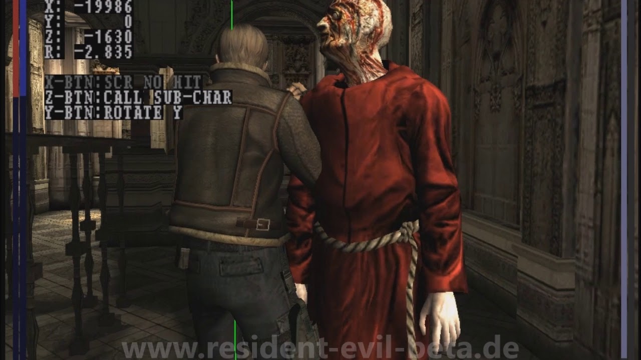 Resident Evil 4 Beta : Beta Version of red dressed Monk - YouTube