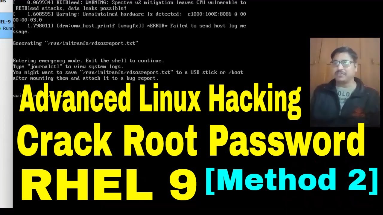 Forgot Your RHEL 9 Root Password Reset it in Minutes! - YouTube