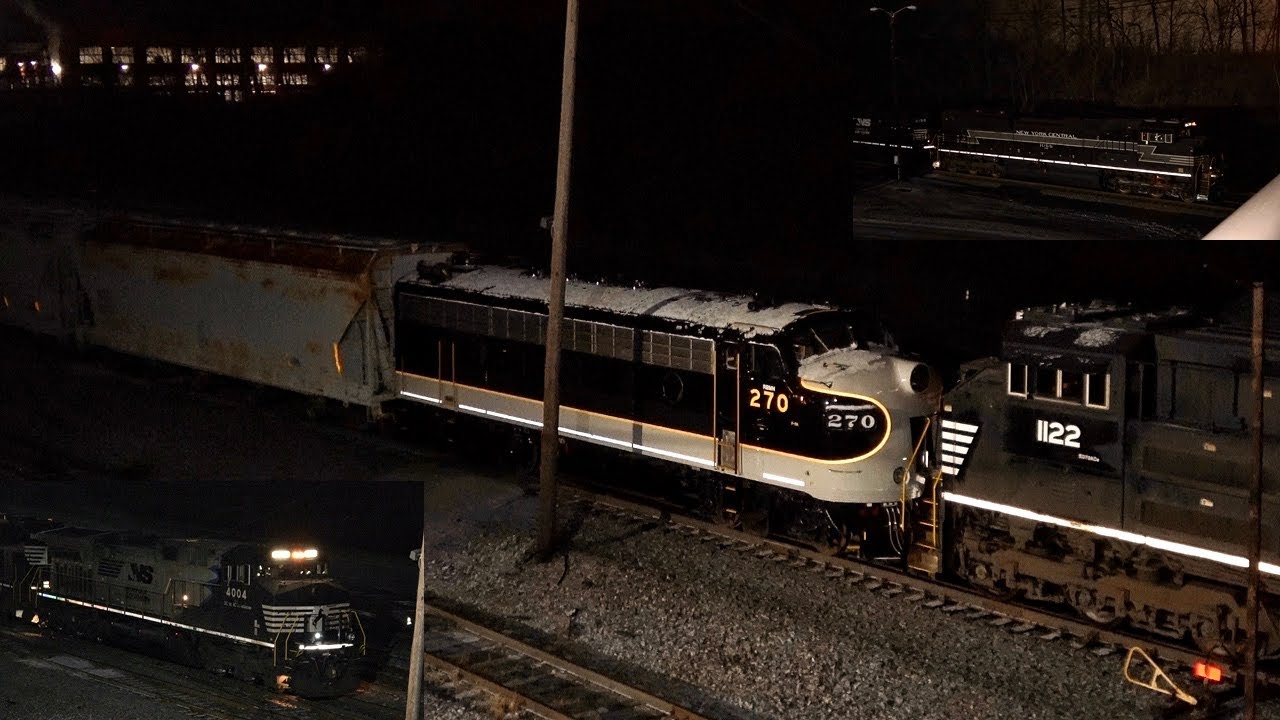 NS F-9A #270 Departing Altoona for the Last Time, Feat. 1066 & 4004 ...
