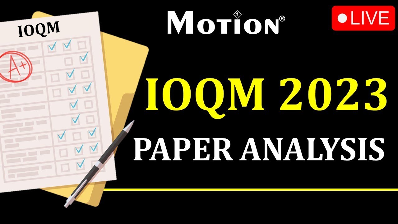 IOQM Paper 2023 Short Analysis and Key Takeaway - YouTube