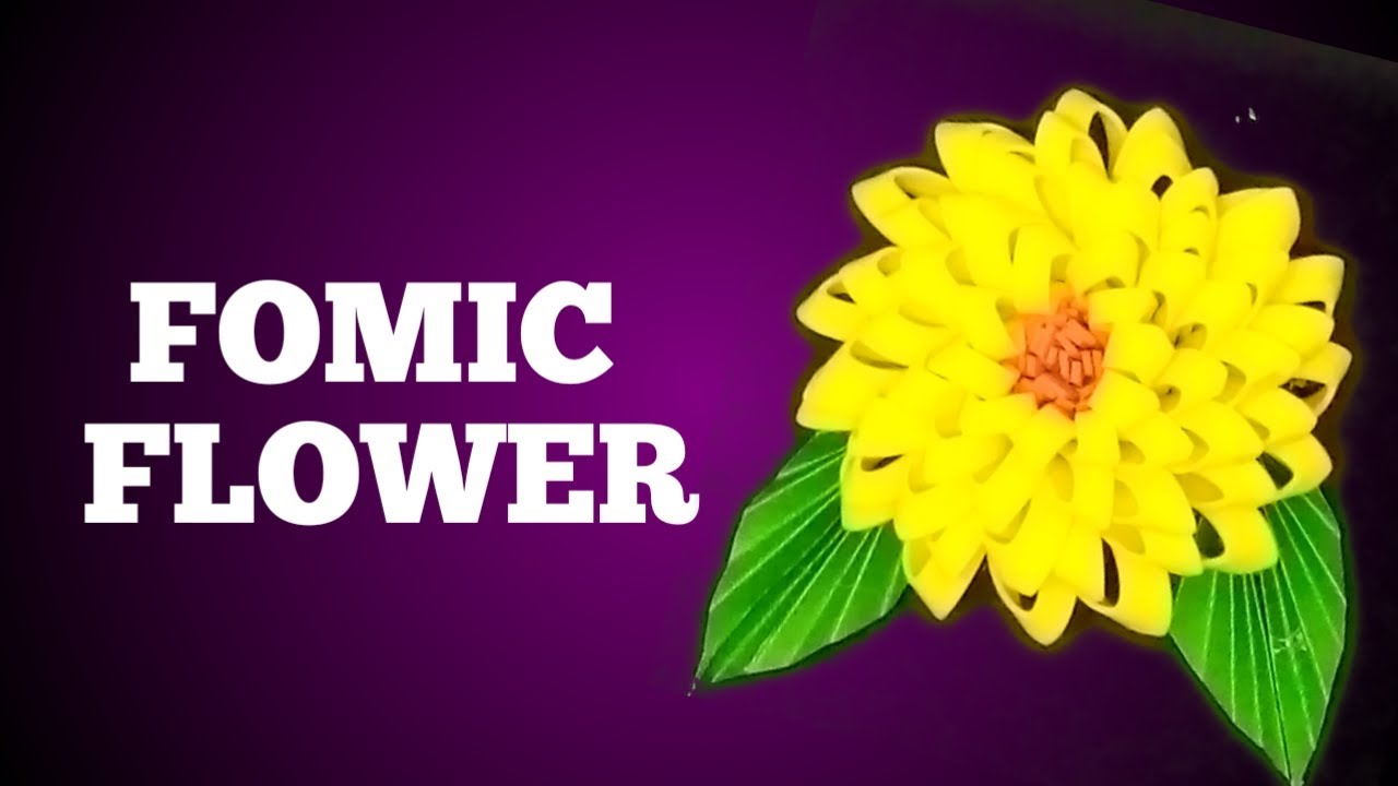 fomic flower flower🌷#how to mak#diysimple - YouTube