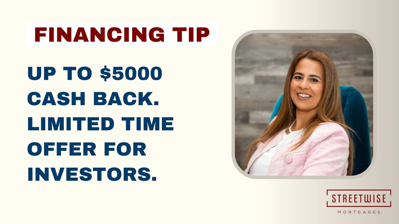 Up to $5000 cash back - Limited time offer for investors - YouTube