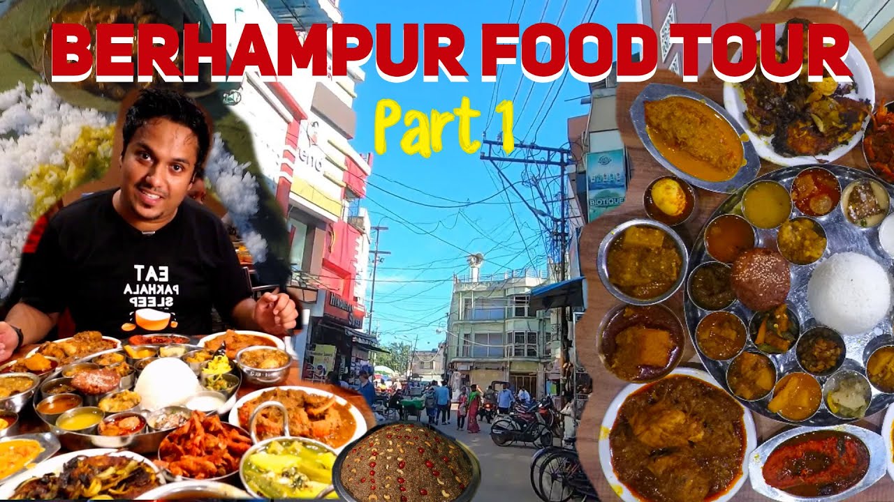Berhampur Food Tour | Pidha Hotel Mutton | Khanti Odia Thali & more ...
