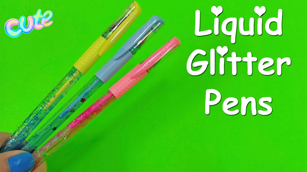 😊 How to Make GLITTER LAVA PEN | DIY Cute School Supplies Make at Home ...