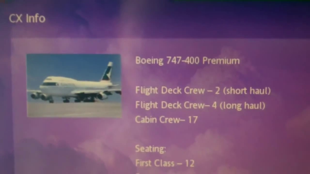 Cathay Pacific's CX Studio (Inflight entertainment) - YouTube