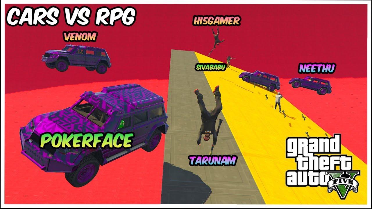 This GTA5 RPG VS CARS Is Too Good To Be True #gtavonline #pokerface ...