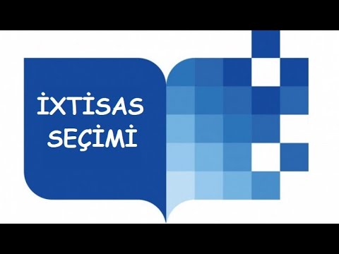 İXTİSAS SEÇİMİ 2021