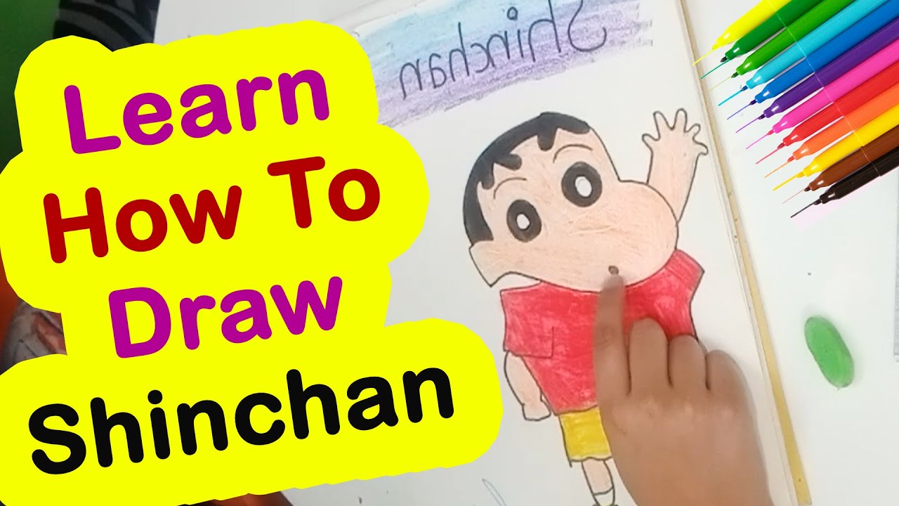 How To Draw Shinchan, Crafts, , Crafts #drawingtutorial #crafts # ...